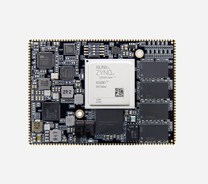 Xilinx Zynq UltraScale+ MPSoC FPGA核心板 邮票孔 XCZU5EV-ALINX 芯驿电子科技（上海）有限公司