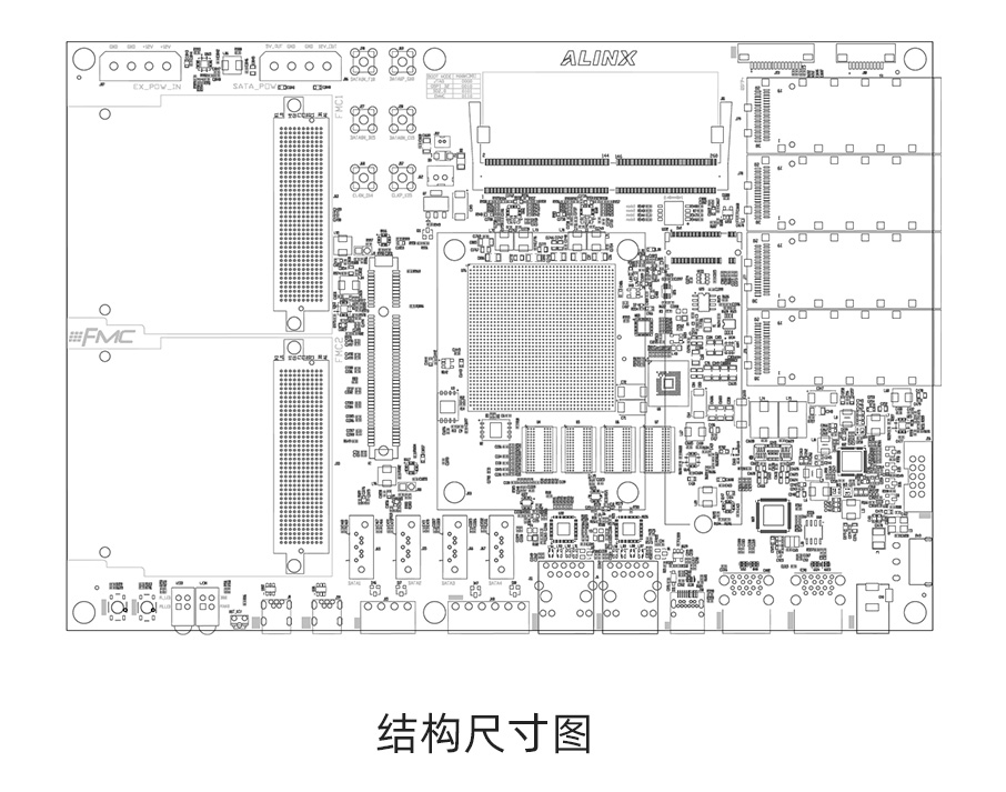 Xilinx Zynq UltraScale+ MPSoC AI 100G光纤 HPC FPGA开发板 ZU19EG XCZU19EG Z19 ...