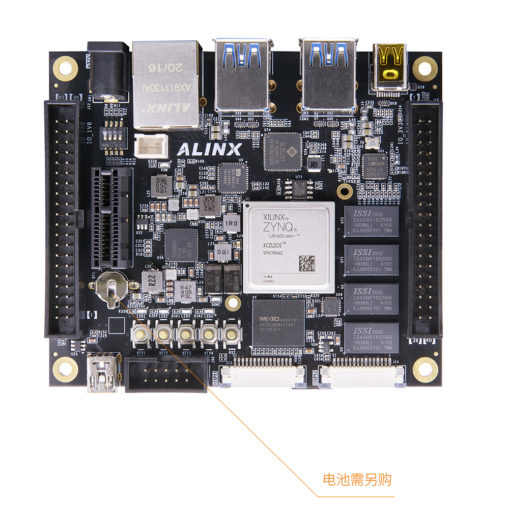 Xilinx Zynq UltraScale+ MPSoC AI 智能 FPGA开发板 ZU2CG XUZU2CG AXU2CGB-ALINX ...