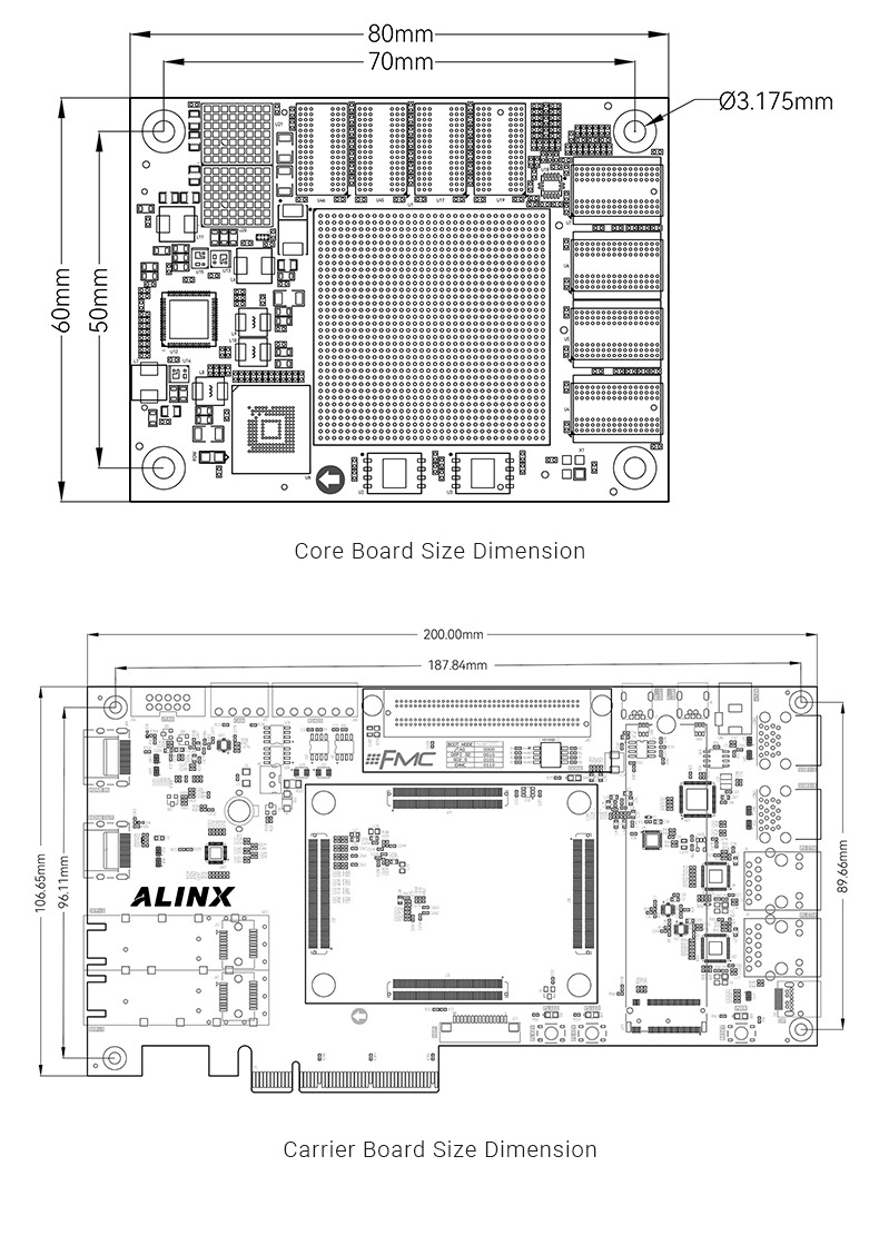 Xilinx Zynq UltraScale+ MPSoC XCZU7EV FPGA Development Board-ALINX