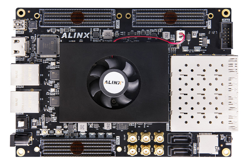 Xilinx Kintex UltraScale FMC HPC 光纤 FPGA 开发板 XCKU040 AXKU040-ALINX - 芯驿 ...