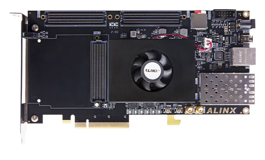 Xilinx Kintex UltraScale FMC HPC PCIE 光纤 FPGA开发板 XCKU040 AXKU041-ALINX ...