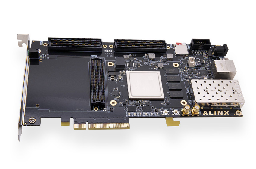 Xilinx Kintex UltraScale FMC HPC PCIE 光纤 FPGA开发板 XCKU040 AXKU041-ALINX ...
