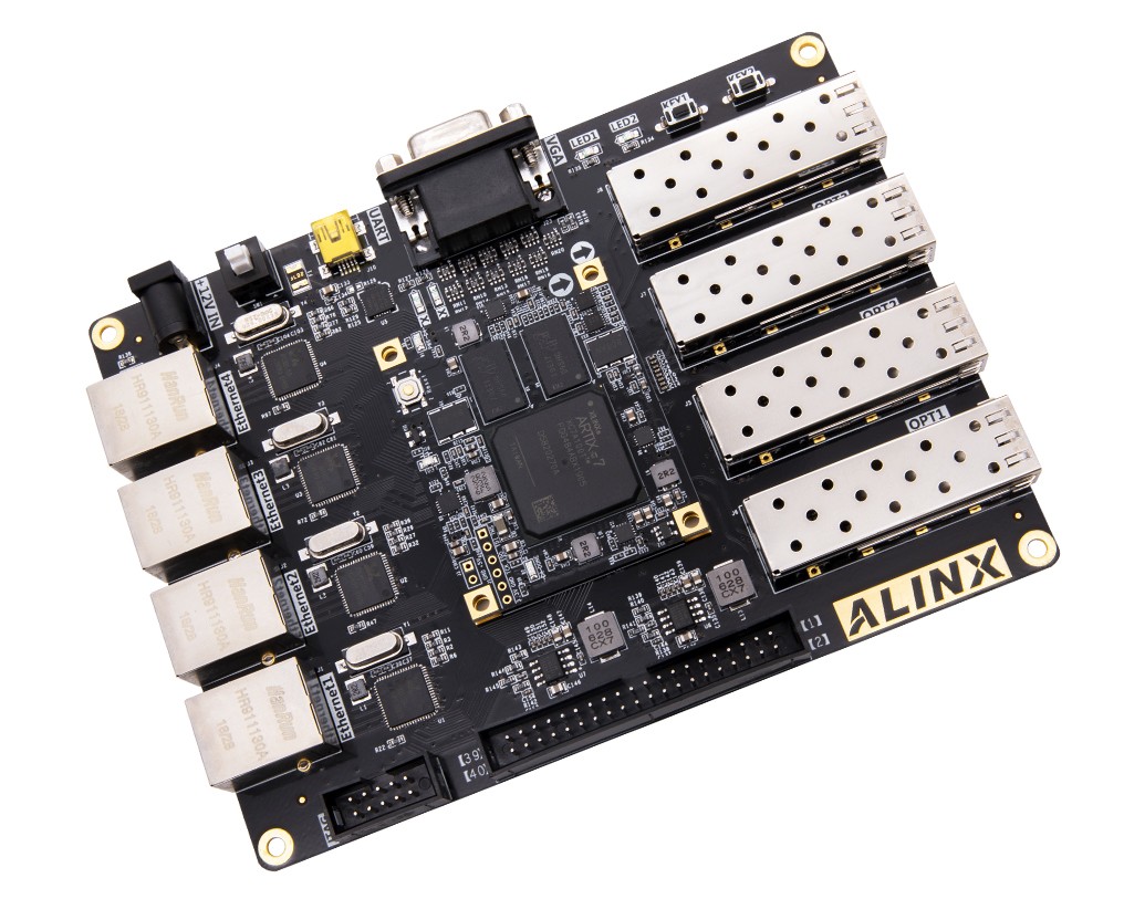 Xilinx Artix7 FPGA开发板 光纤7A100 XC7A100T AX7101-ALINX - 芯驿电子科技（上海）有限公司 ...