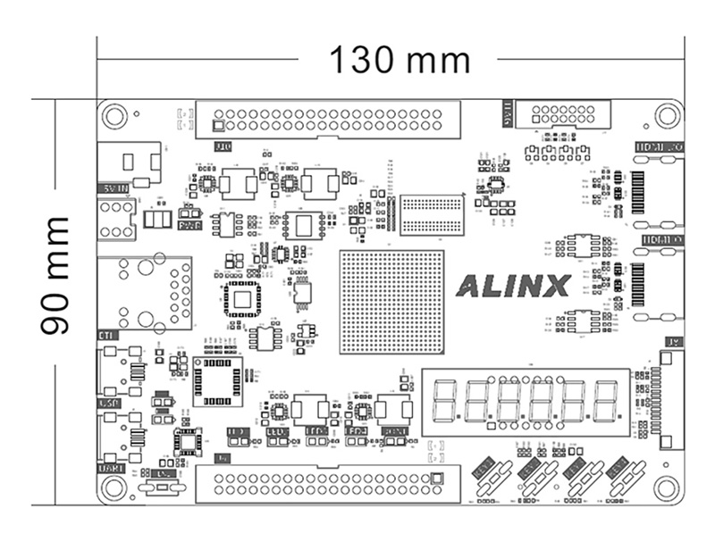 ALINX黑金Xilinx Artix7 FPGA开发板7A035 7035 XC7A35T AX7035B-ALINX - 芯驿电子科技 ...