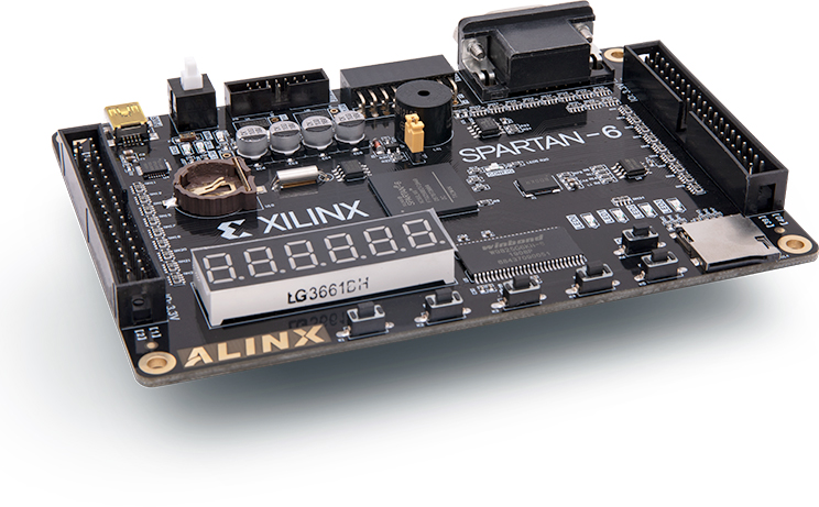 Xilinx Spartan-6 XC6SLX9 FPGA Introduction Learning Board-ALINX