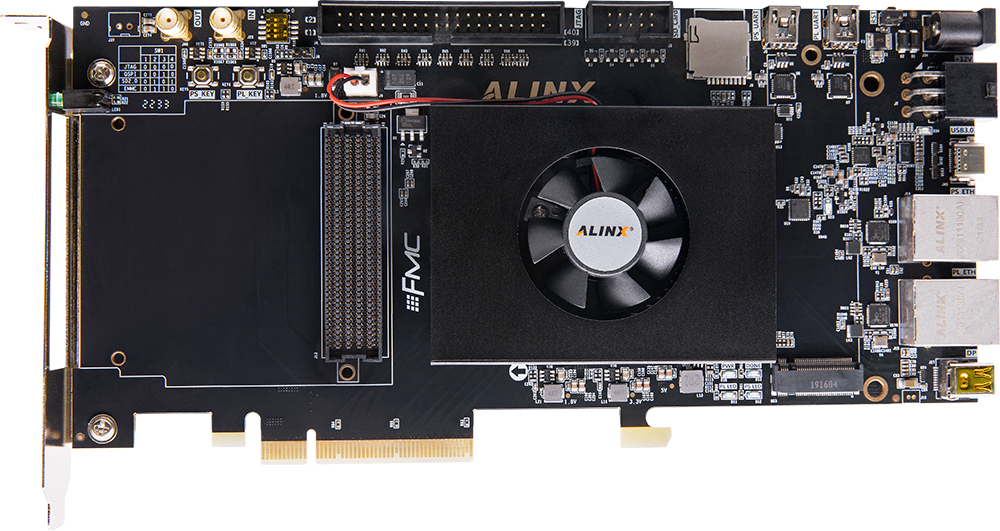 AMD Xilinx Zynq UltraScale+ MPSoC PCIE AI FPGA开发板 ZU7EV XCZU7EV Z7-P ...